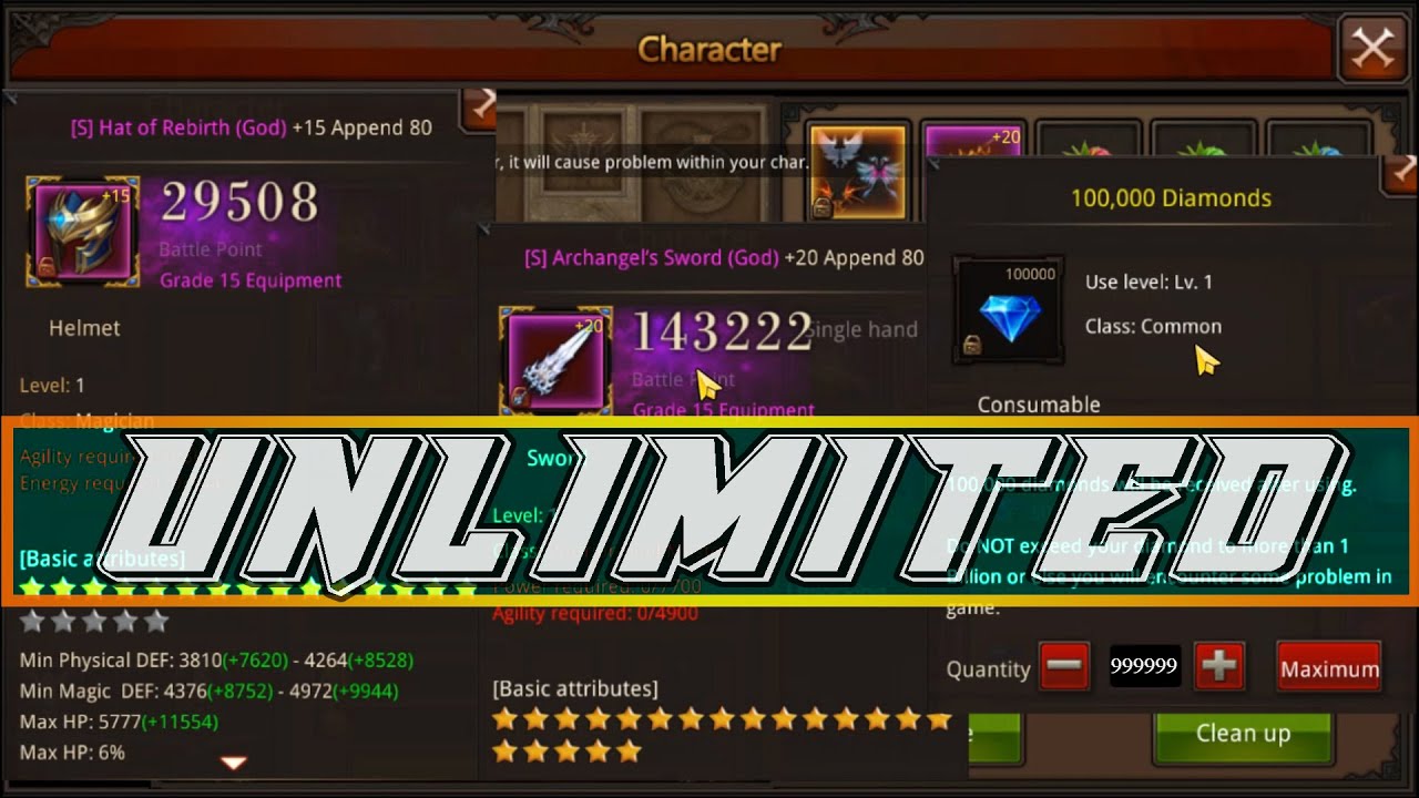 [ MU Origin Private Server ] THE REAL UNLIMITED DIAMONDS! - YouTube