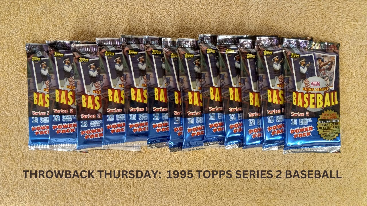 Throwback Thursday Baseball Cards: 1995 Topps Series 2 | Foil Stamped ...