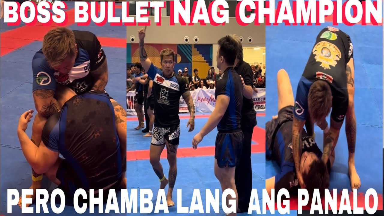 BOSS BULLET NAG CHAMPION SA LABAN PERO CHAMBA LANG - YouTube