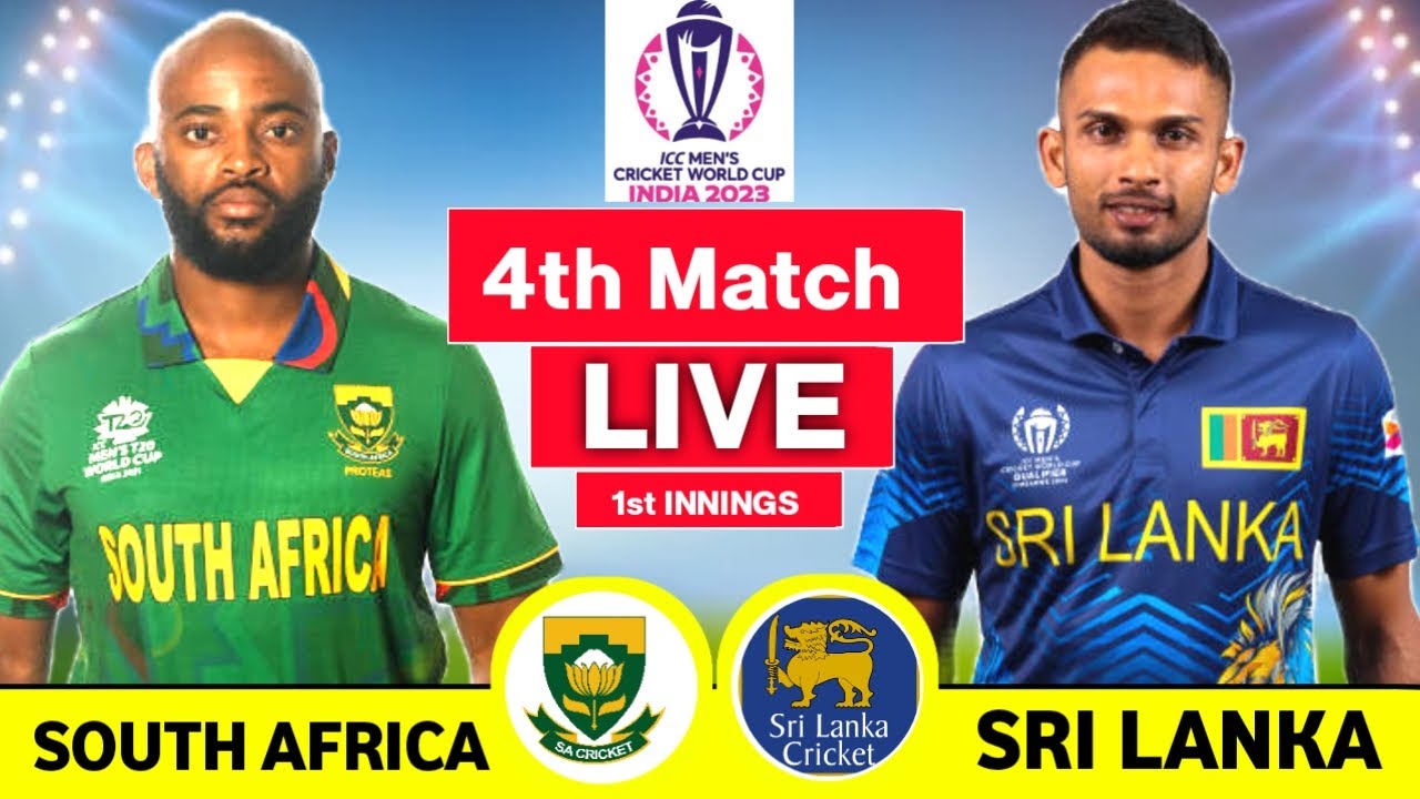 LIVE: South Africa vs Sri Lanka 4th Match Live |SL vs RSA World Cup ...