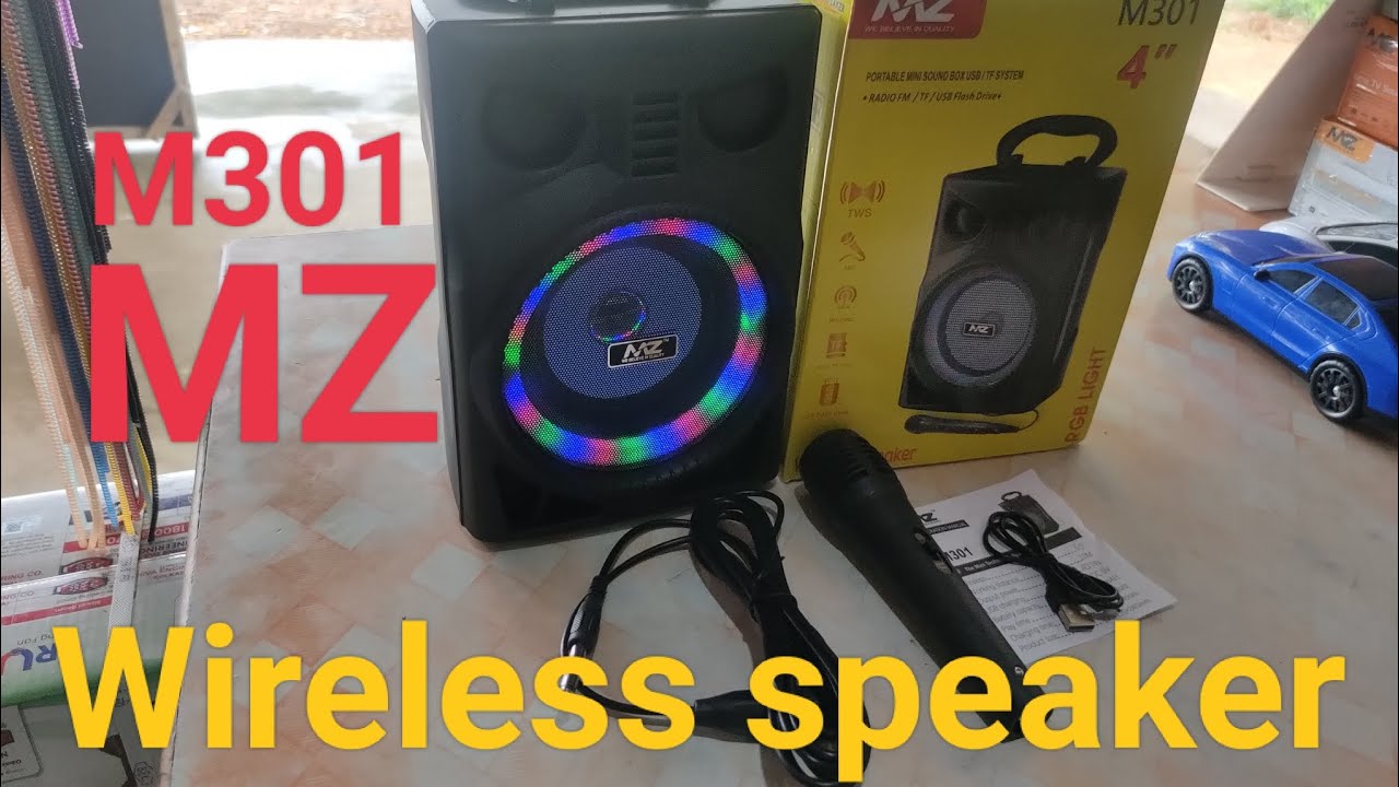 Mz M301 Wireless Speaker unboxing video mz bluetooth speaker - YouTube