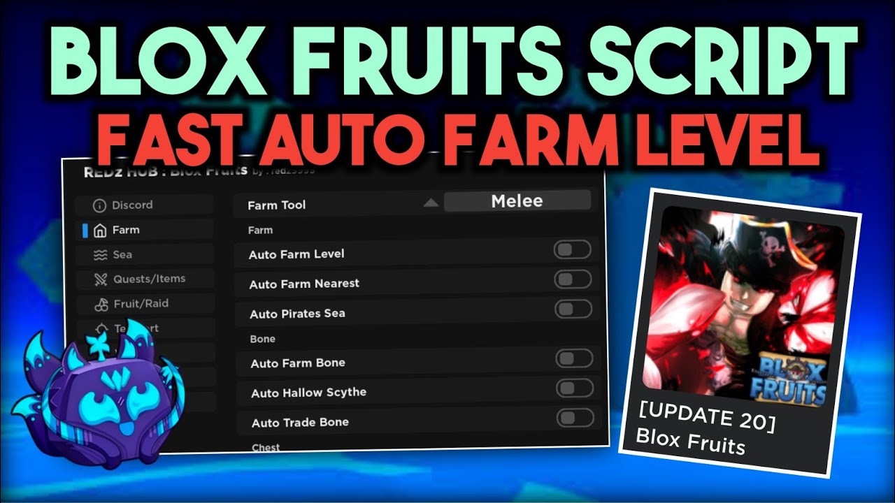 Blox Fruits Script New Update Auto Farm Level | Fast Attack | Farm ...
