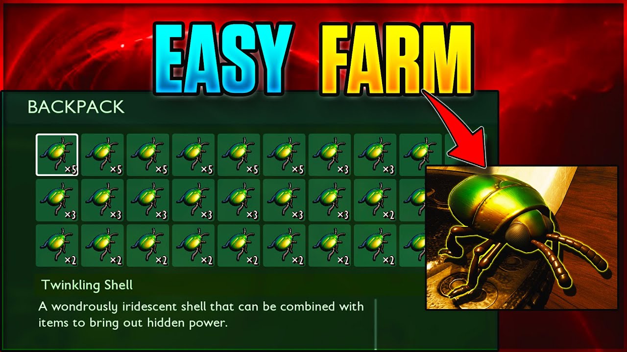 Grounded | Best Twinkling Shell Farm Location - YouTube