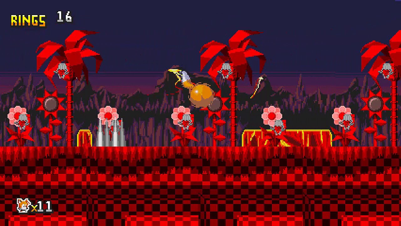 Sonic.exe The attack of the ghost round 1 demo gameplay - YouTube