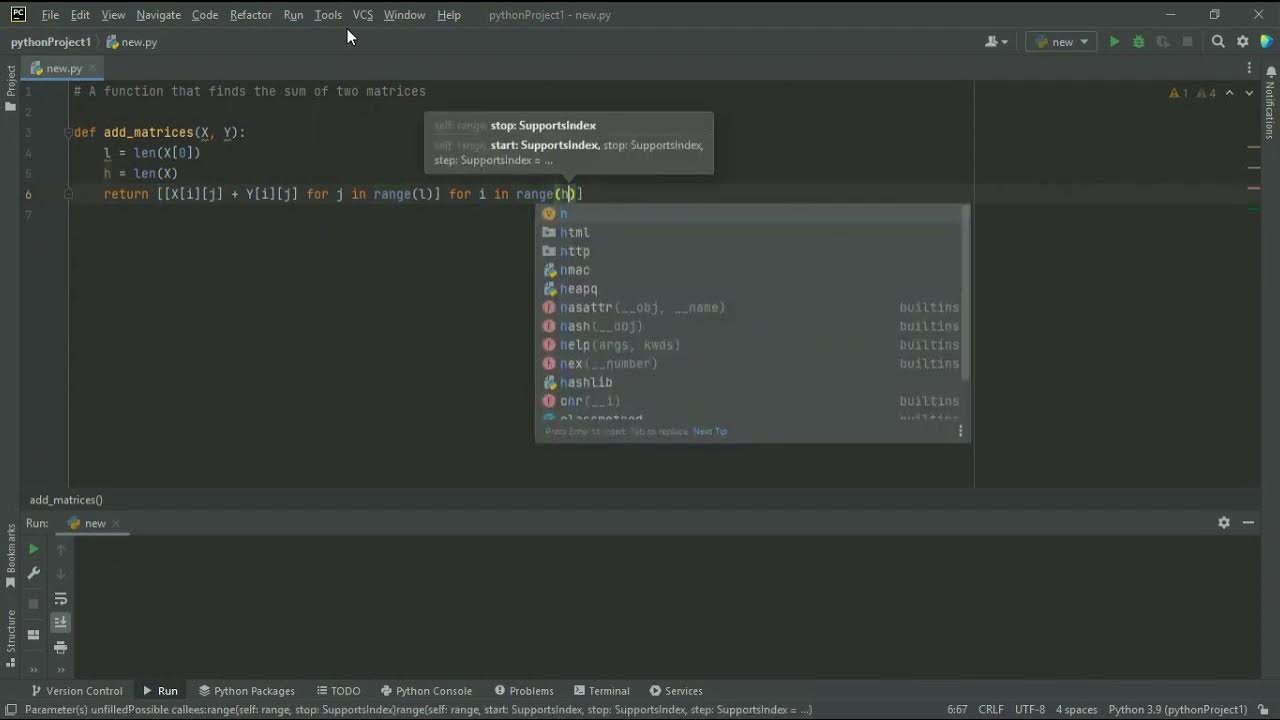 Add Two Matrices In Python Pythonprojects Pythonprogramming Pythontutorial Shorts Python
