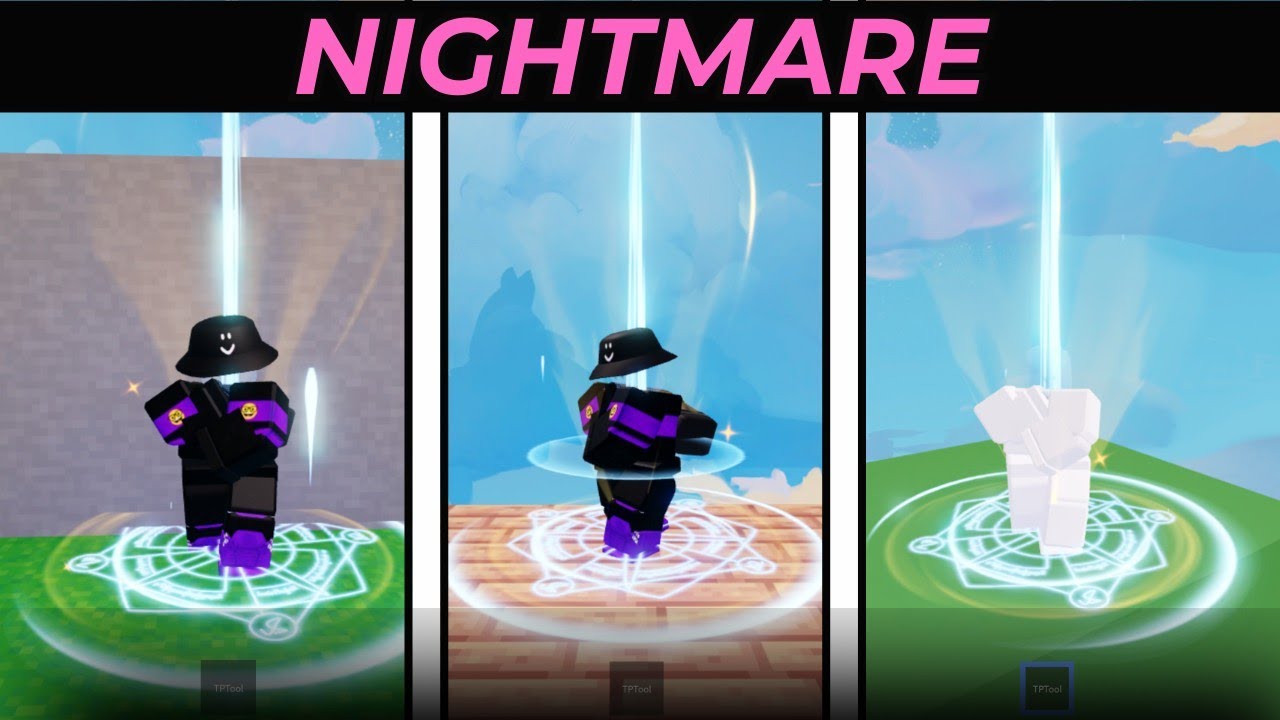 Free NIGHTMARE emote in Roblox bedwars - YouTube