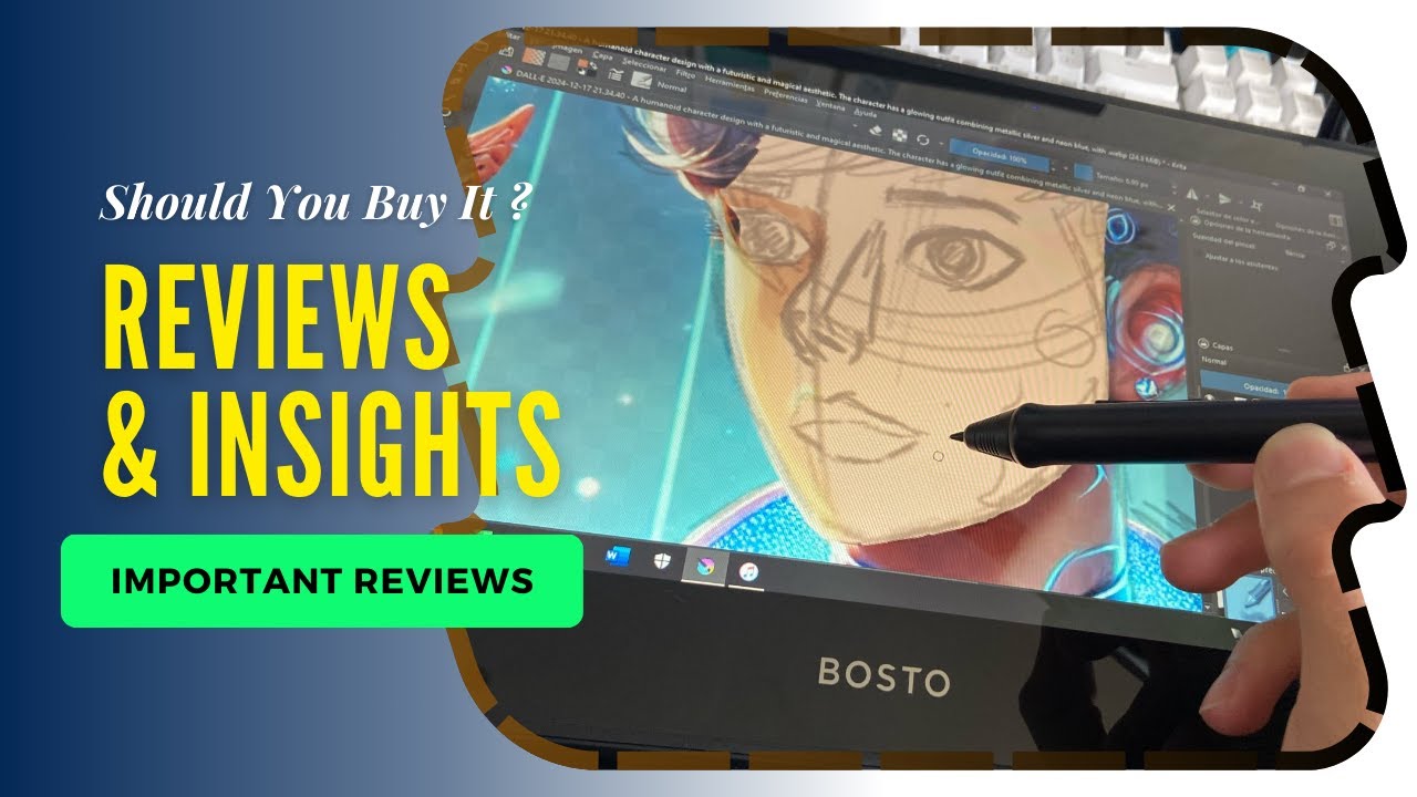 Insights about the BOSTO 12HD-A Graphics Drawing Tablet - YouTube