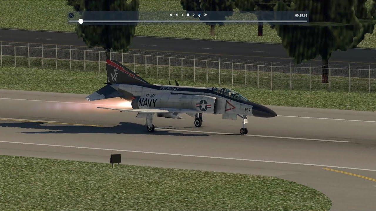 X Plane 11 Paro Bhutan F4 Phantom take off & landing - YouTube