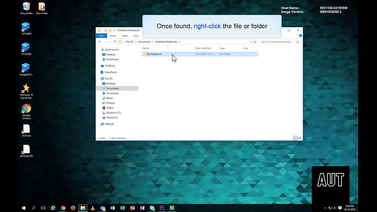 AUT Windows 10 - File Explorer: Quick Access - YouTube