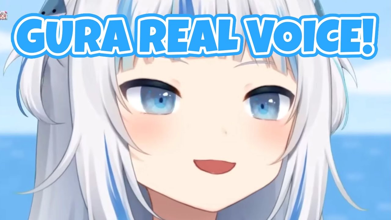 Gawr Gura REAL VOICE! - YouTube