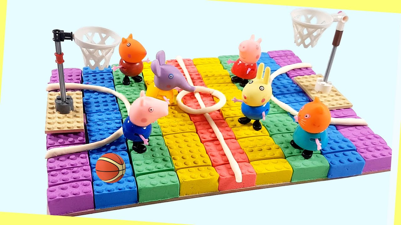 Dly How to make a kinetic sand basketball court / Kinetic Sand ASMR ...