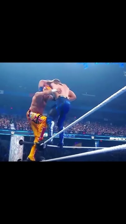 Nathan Frazer vs Rey Fenix WWE Smackdown match highlights - YouTube