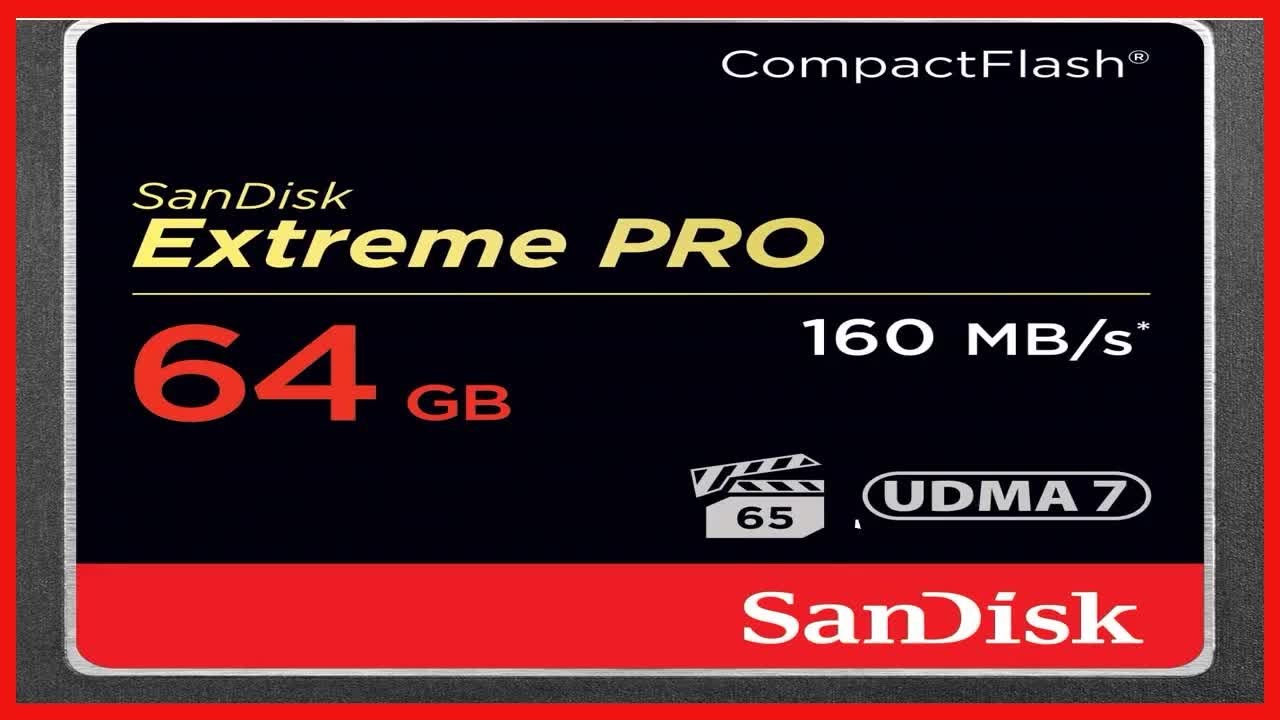 Great product - SanDisk 64GB Extreme PRO Compact Flash Memory Card UDMA ...