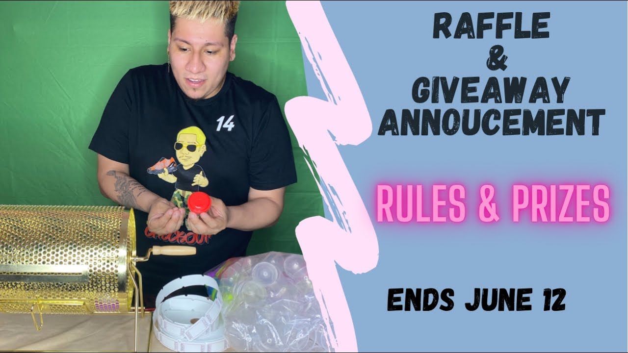My First Raffle And Giveaway Announcement ( Rules And Prizes ) - YouTube