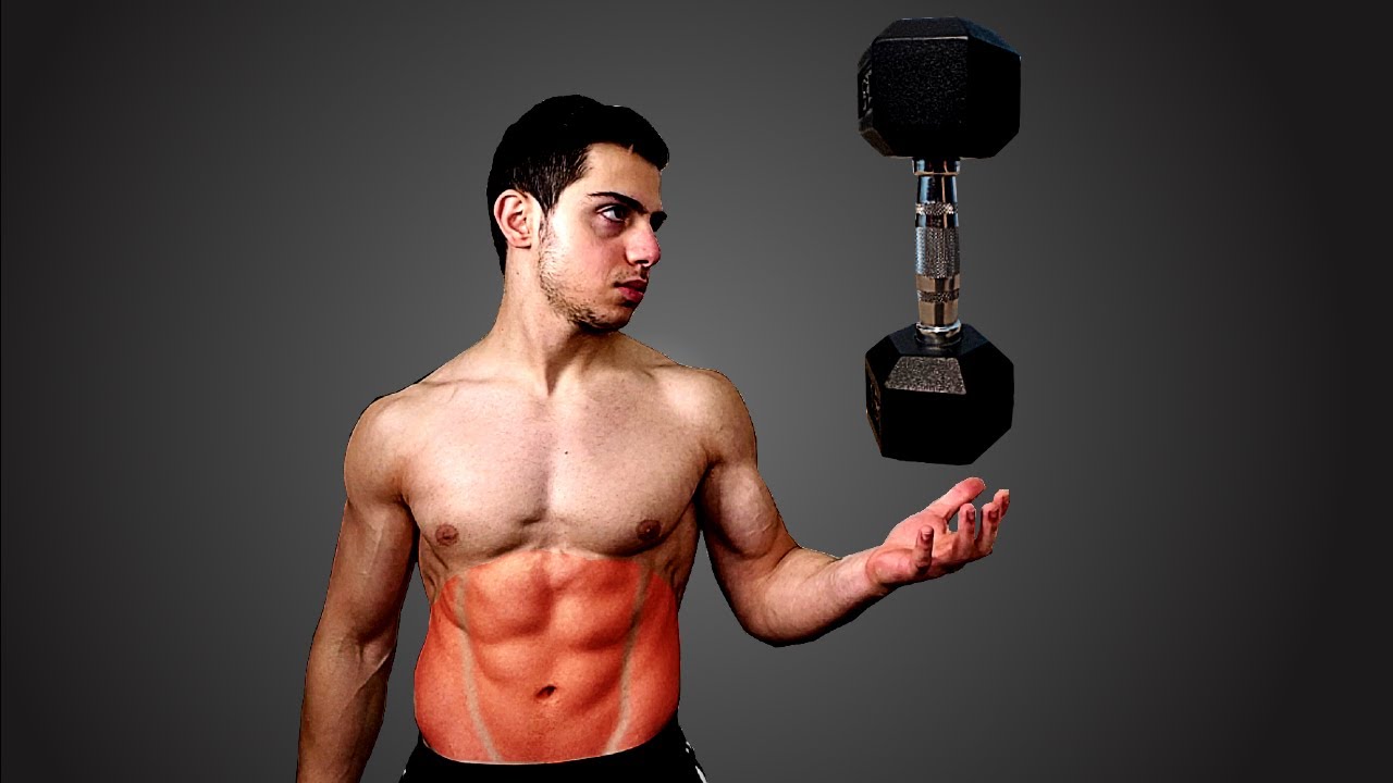 WEIGHTED ABS WORKOUT for Ripped 6 PACK ABS! (Follow Along) - YouTube