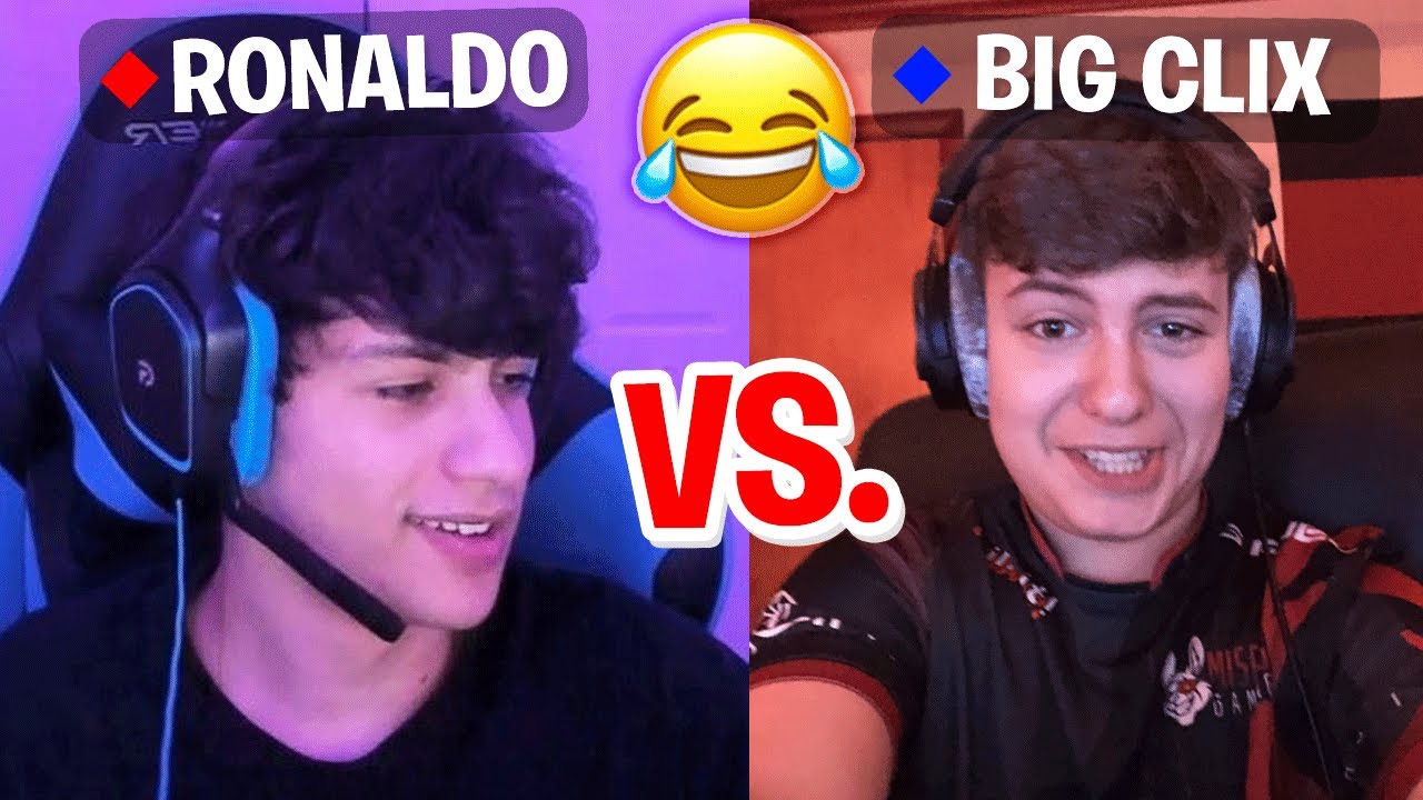 Clix vs. Stable Ronaldo...💖😂 - YouTube