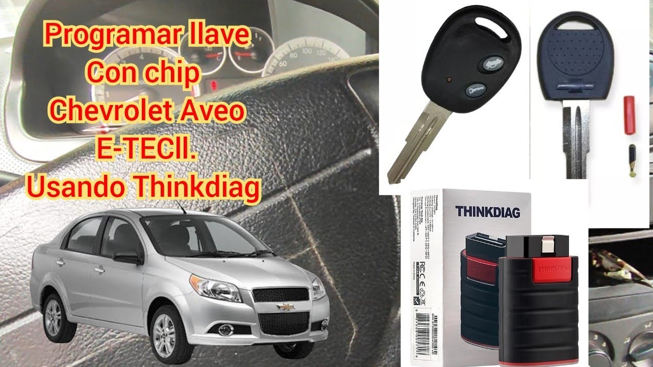 Programar llave con chip Chevrolet Aveo E-TECll. - YouTube