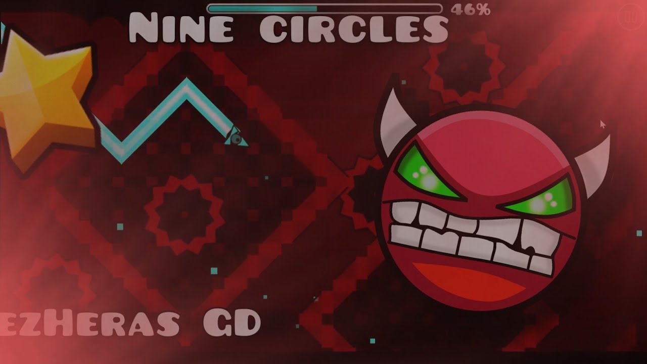 Nine Circles, 100% complete, (Hard demon) - By Zobros | GlezHeras GD ...