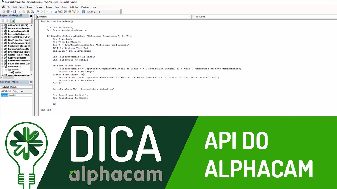Dica 06 AC | API do Alphacam - YouTube