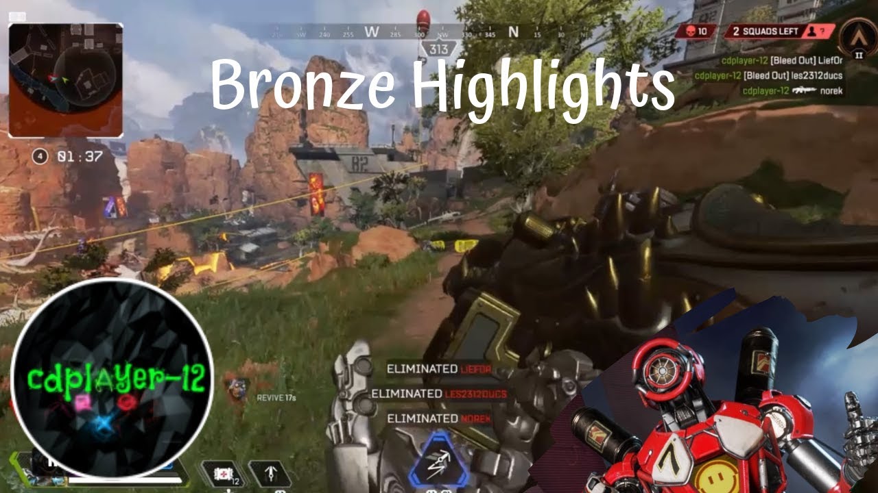 PS4 Apex Ranked Bronze Highlights - YouTube