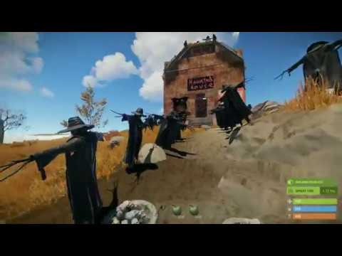 Haunted House in the game rust - YouTube