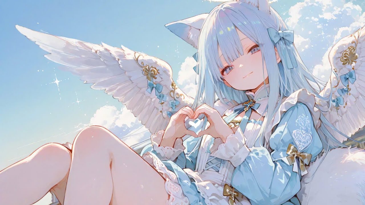 Angel’s Hug 🤍 | Healing Cute Loli Angel Song | Original Music - YouTube