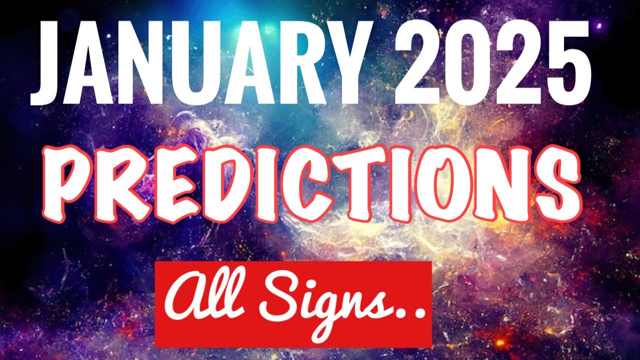 JANUARY 2025 Astrology Predictions (+ VENUS/SATURN CONJUNCTION) ALL ...