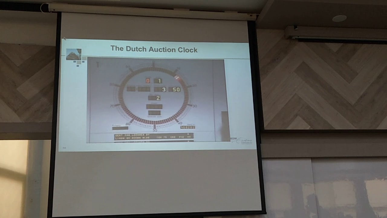 The Dutch Auction clock - YouTube