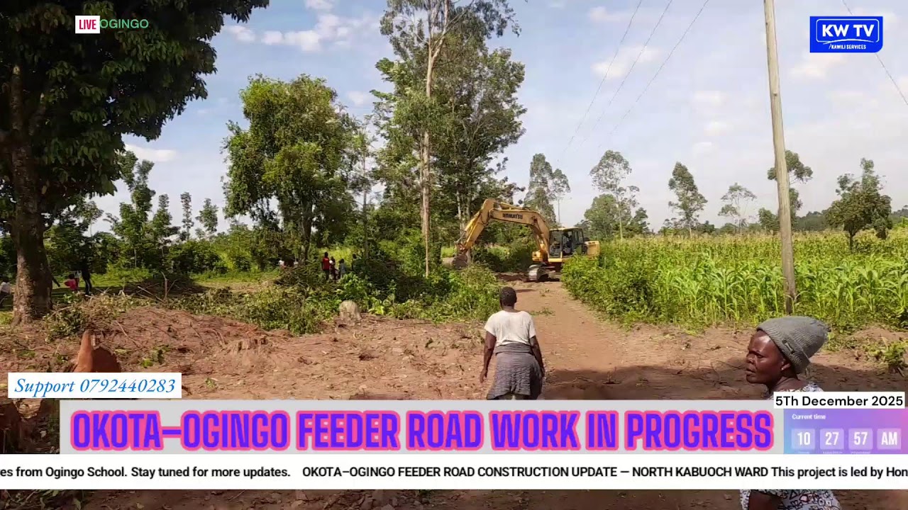 OKOTA–OGINGO–OREMBE ROAD UPGRADE PROGRESS | LIVE COVERAGE - YouTube