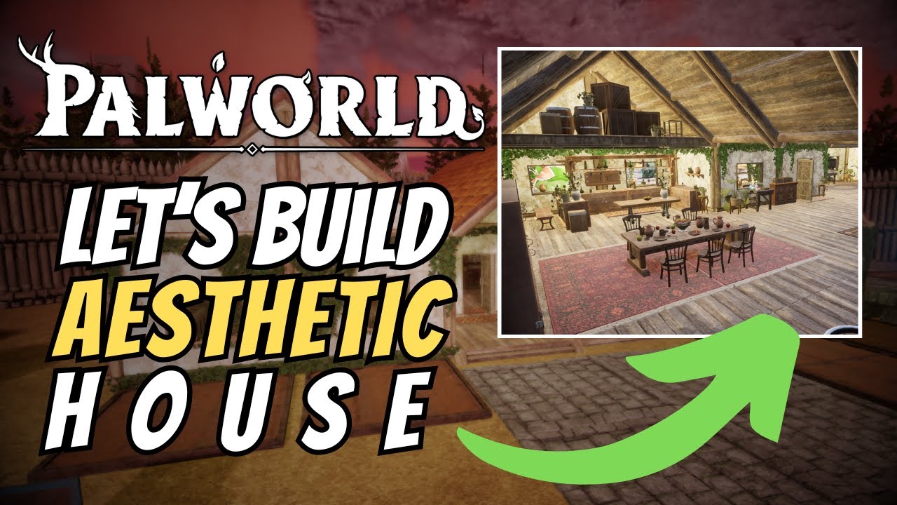 AESTHETIC HOUSE Build Tutorial in PALWORLD! (Cozy & Functional!) - YouTube