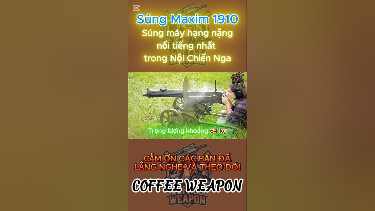 Súng Maxim 1910 l Súng máy hạng nặng nổi tiếng trong lịch sử,quân đội Nga và Liên Xô#ww2 # ...