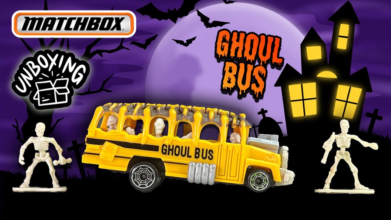 Unboxing a 26 Year Old Matchbox Haunted Haulers Ghoul Bus! Matchbox ...