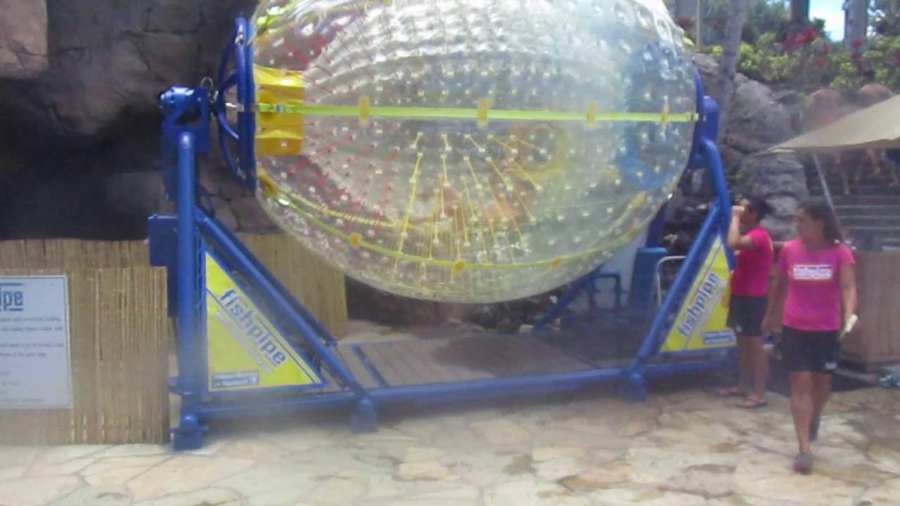 "Fishpipe" water slide simulator - YouTube
