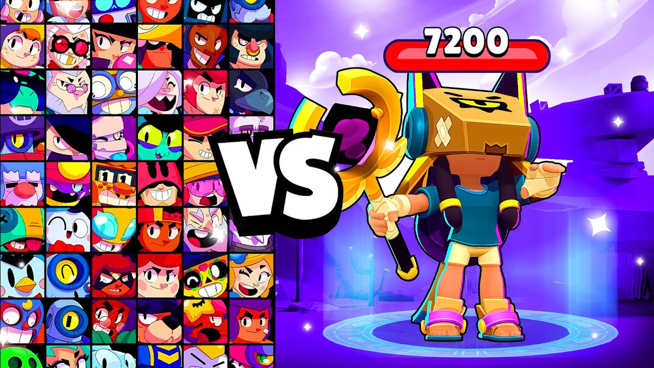 FINX vs ALL BRAWLERS! With SUPER and GADGET! | Brawl Stars - YouTube