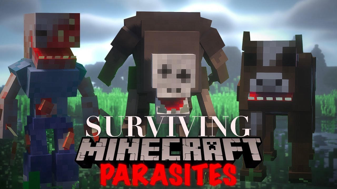 I Tried Surviving A Parasite Outbreak In Minecraft - YouTube