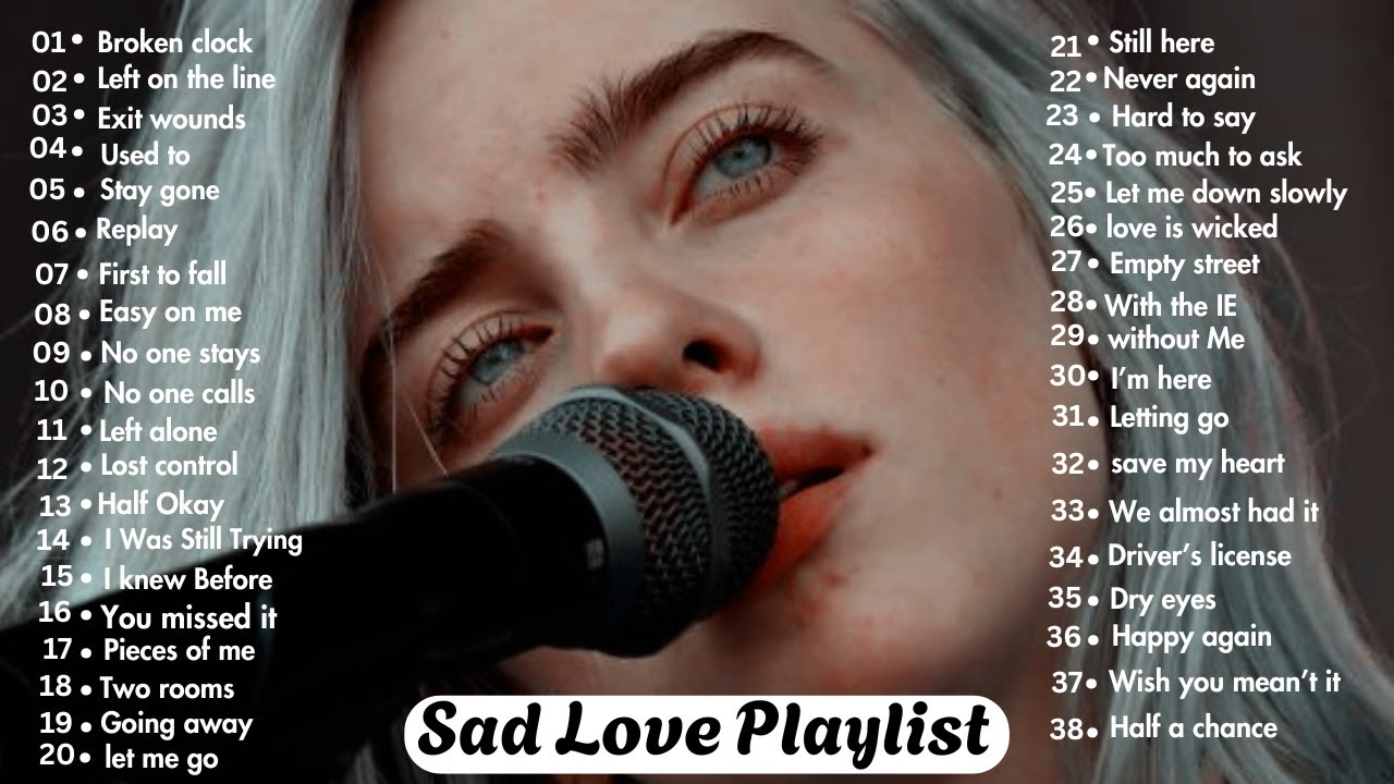 Die With A Smile 😭💔 - Billie Eilish, Taylor Swift & Adele’s Sad Love ...