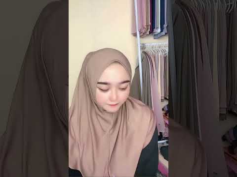 HAMIDAH MALAY INSTANT HIJAB NON-PRD BERGO HIJAB PREMIUM JERSEY COOL, SOFT AND SMOOTH