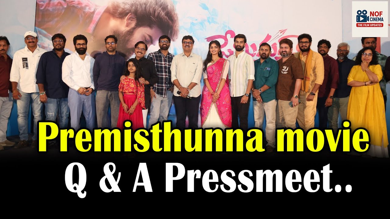 Premisthunna movie Q & A Pressmeet..|| Sathvik Varma || Preeti Neha ...