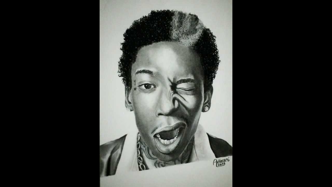 How to draw Wiz Khalifa - YouTube
