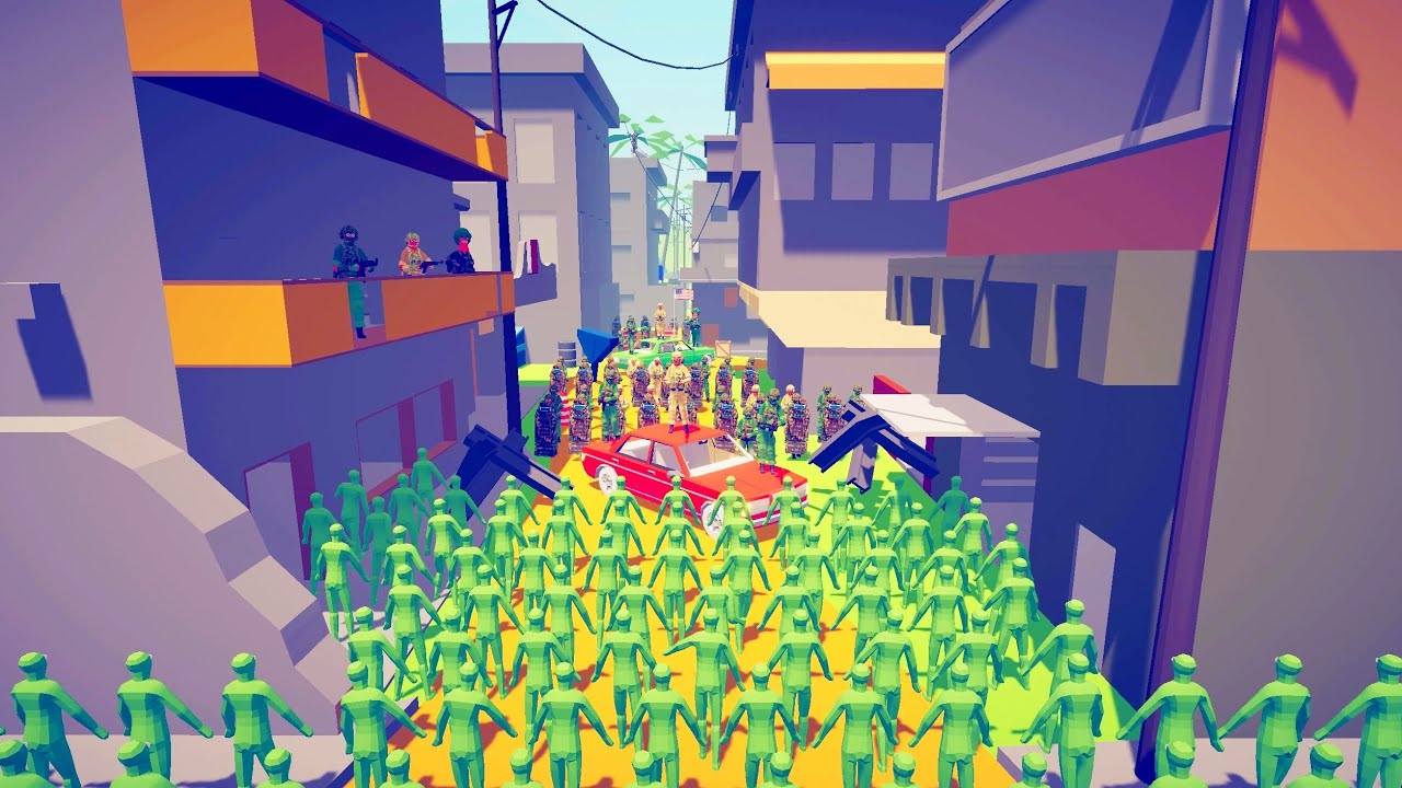 Zombies invaded the City Defend the City - Totally Accurate Battle ...