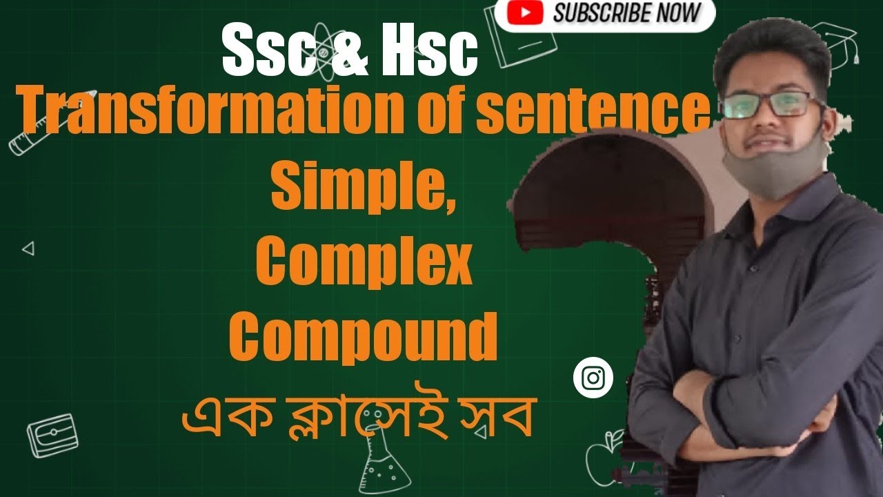 Transformation of sentence / Simple -Complex -Compound / - YouTube