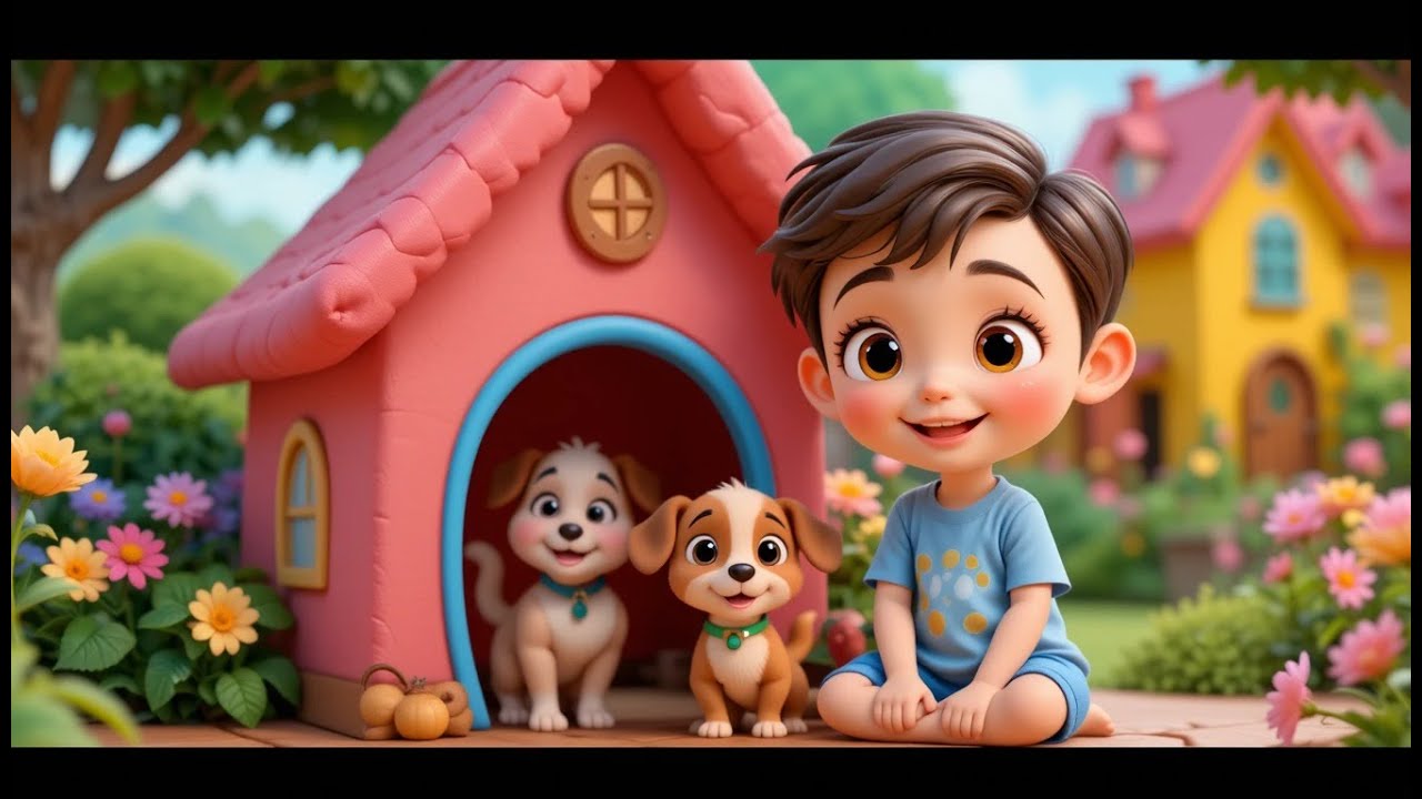 This Little Dog Lives Alone Rhyme Song | Nursery Rhyme & Fun Song for ...