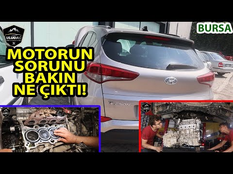 110.000 KM'DE SIFIR MOTOR YAPTIK (2016 HYUNDAİ TUCSON 1.6 MOTOR  REKTEFİYE /SİLİNDİR KAPAK YENİLEME)
