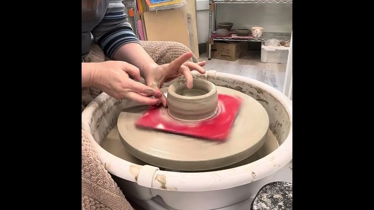 Pottery Wheel lesson - YouTube