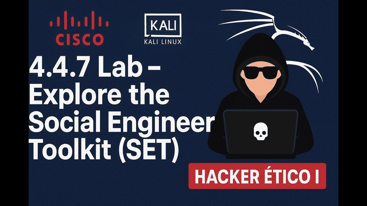 4.4.7 Lab - Explore the Social Engineer Toolkit (SET) - YouTube