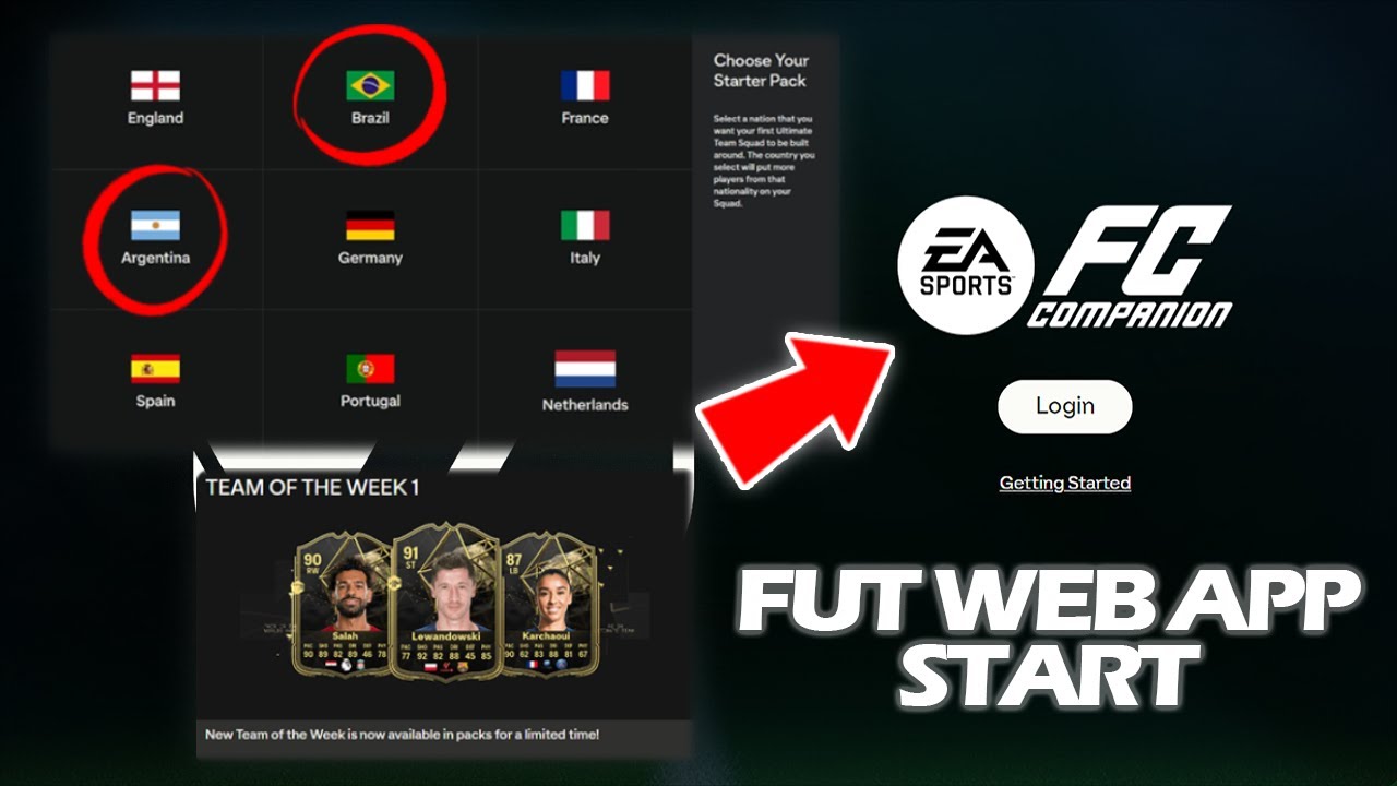 start the FC24 Web App! : เริ่มต้น - YouTube