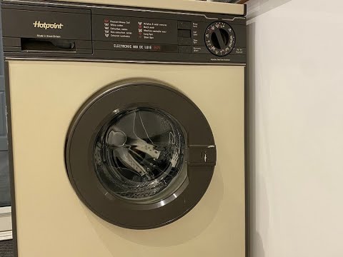 Hotpoint 9525A Electronic 800 DE LUXE l Final 800RPM Spin - YouTube