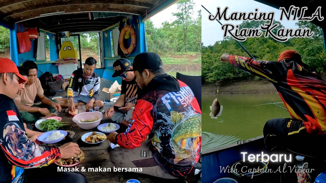 MANCING ke-RIBUT-an, MASAK DAN MAKAN DI KAPAL | MANCING NILA RIAM KANAN ...