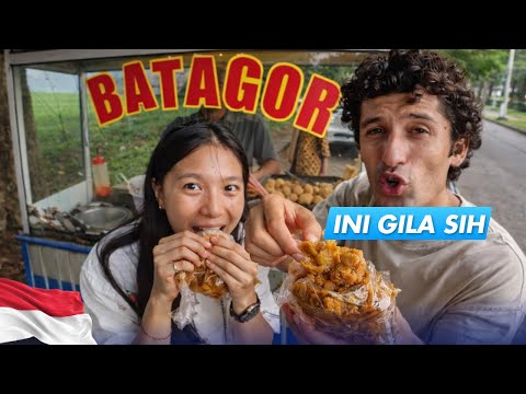 BULE TURKI COBA BATAGOR RANDOM… TERENAK YANG PERNAH GUA MAKAN DI INDONESIA! 🤯🔥