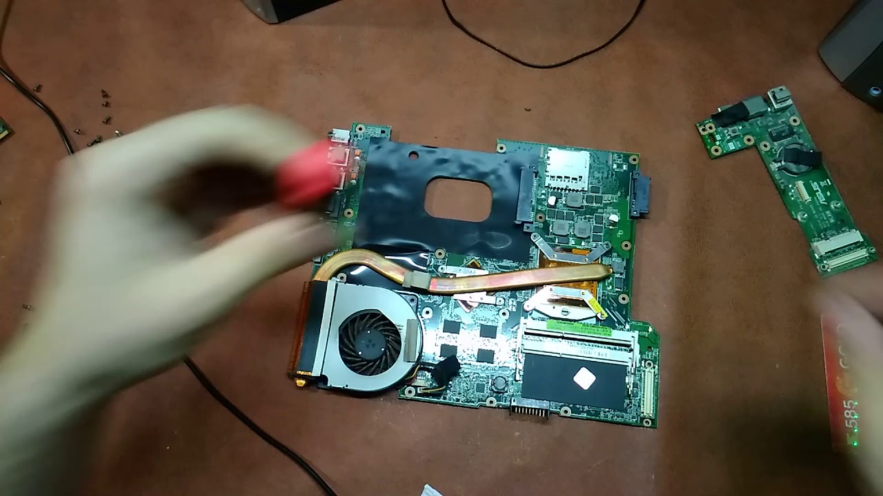 Ноутбук Asus k42J - YouTube